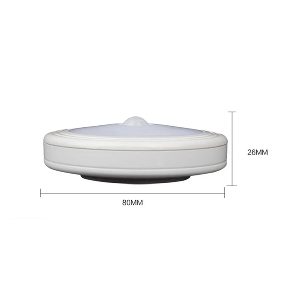 Lampe Led Ronde Sans Fil Avec Capteur De Mouvement, Alimentée Par ...