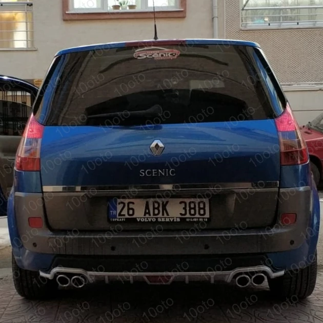 Car-Rear-Bumper-Six-Spoiler-Diffuser-Renaut-Megane-Scenic-2-Universal ...