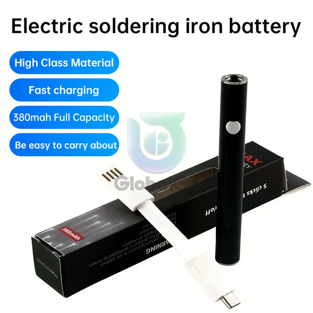 380mAh-510-Thread-Portable-Electric-Soldering-Iron-Pen-Battery-Set-Heat ...