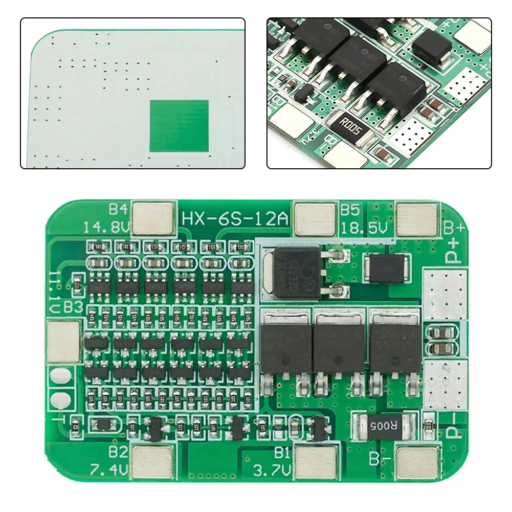 1PC-6S-15A-24V-PCB-Protection-Board-For-6-Pack-Li-ion-Lithium-Battery ...