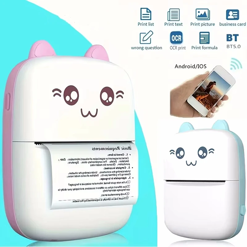 Mini-impresora-t-rmica-port-til-m-quina-de-impresi-n-de-58mm-inal ...