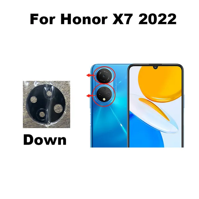 Original For Huawei Honor X7 Rear Back Camera Glass Lens Cover Upper ...