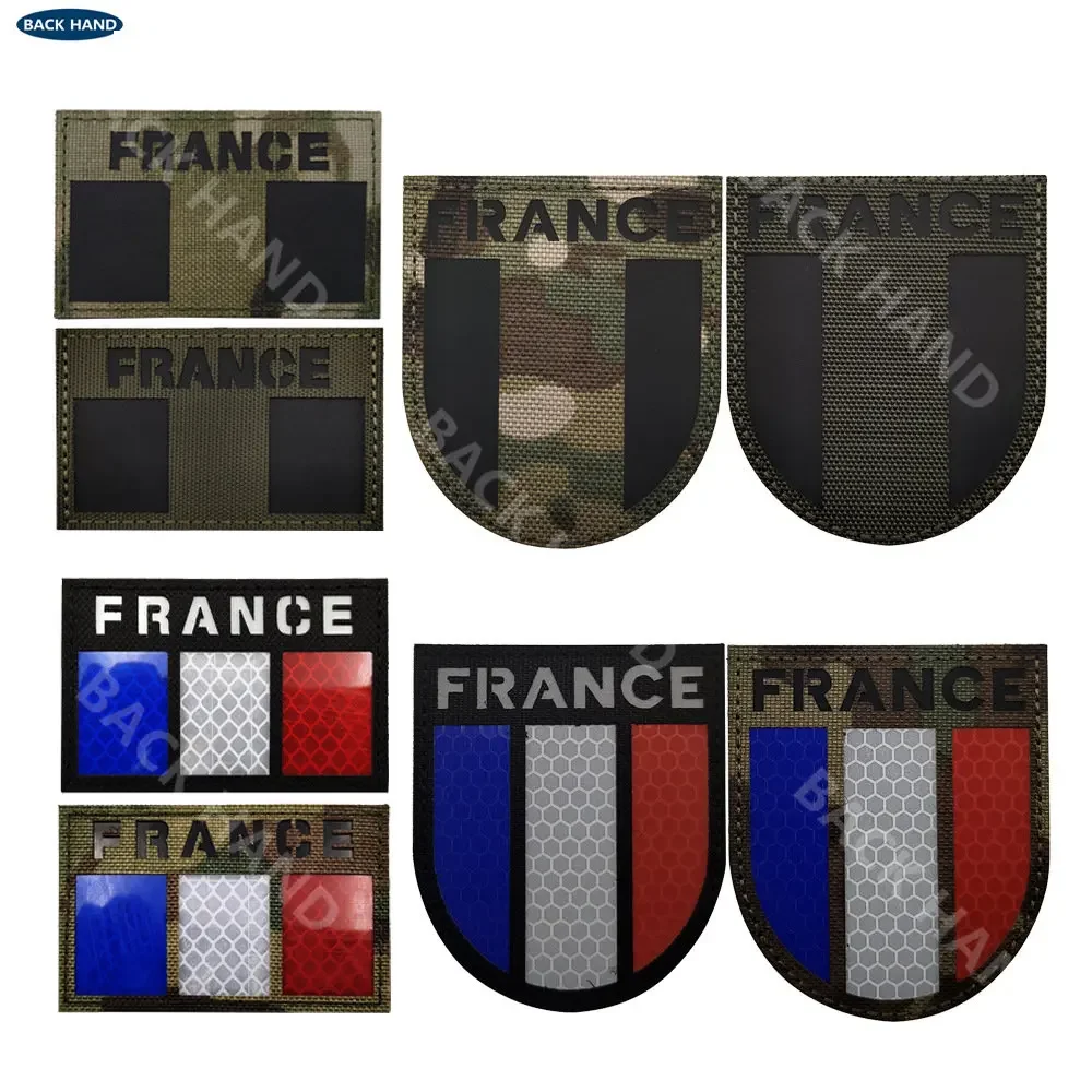 New-French-Flag-Reflective-Piece-FRANCE-Magic-Patches-Badge-Tactical ...