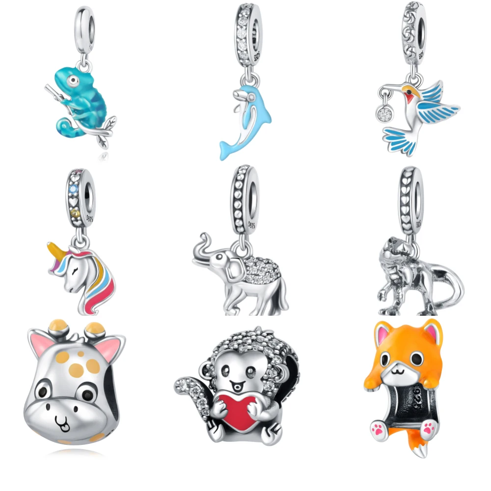 Hot-Style-Cute-Animals-Series-Chameleon-Pendant-925-Sterling-Silver ...