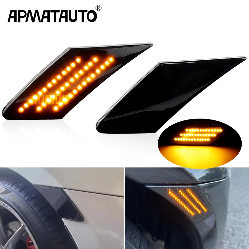 2x LED Turn Signal Light For Toyota 86 FT86 GT86 Side Marker Indicator ...