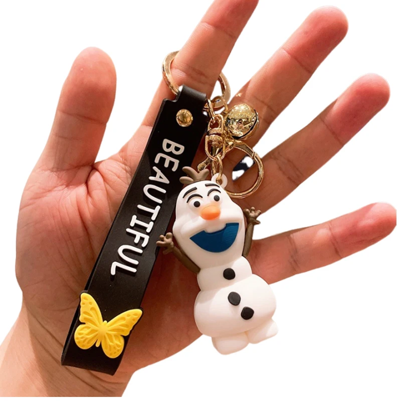 Olaf-Soft-Rubber-Keyring-Girls-Disney-Princess-Elsa-Anna-Car ...