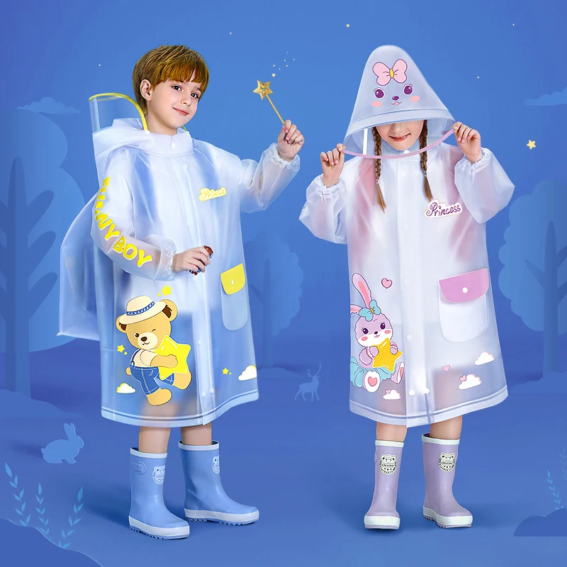 Children-s-Raincoat-Full-Body-Waterproof-Raincoat-Boys-And-Girls-Primary-School-Kindergarten-New ...