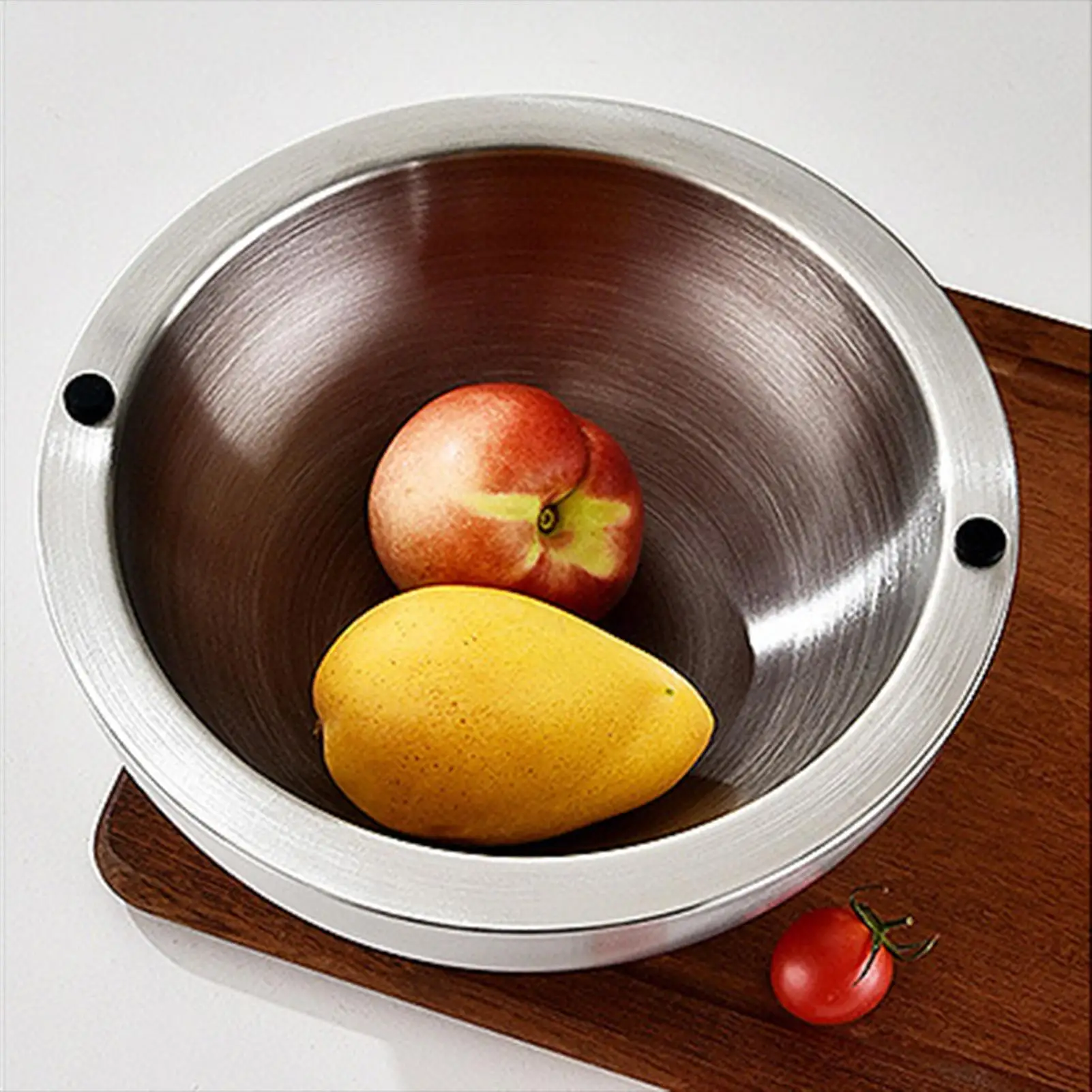 Chilled Serving Bowl Double walled stainless steel thick insulated bowl ...
