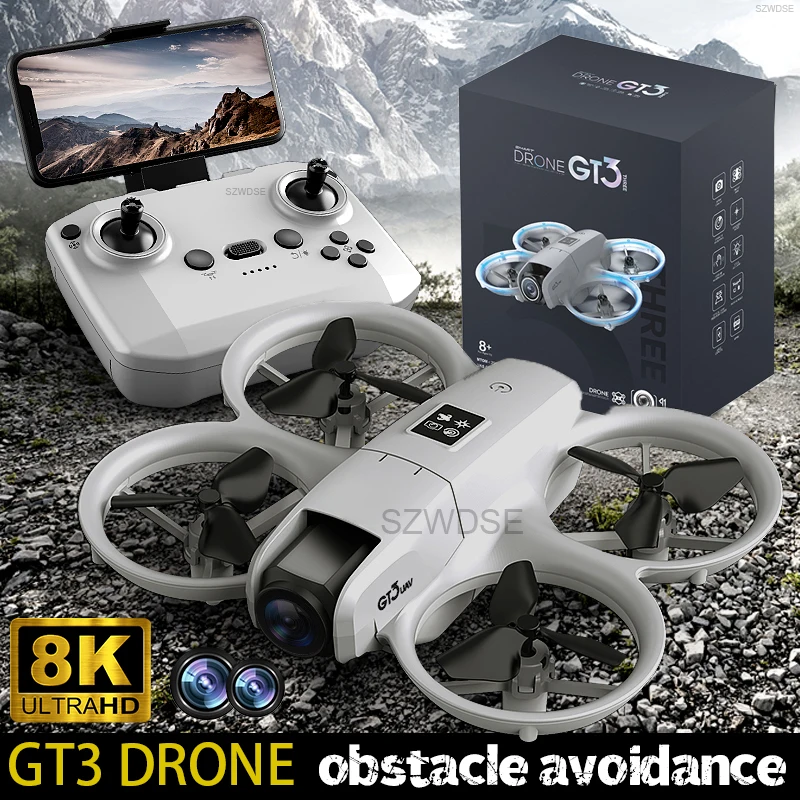 2025 GT3 Drone Professional Camera 8k Drone 5g Wifi FPV UAV With Screen ...