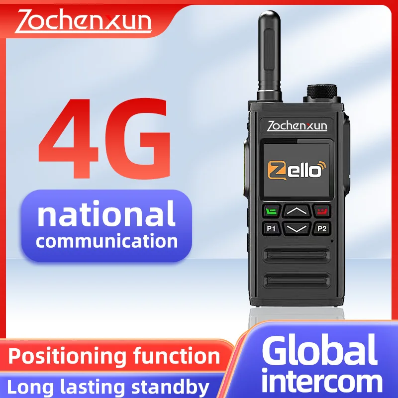 W200-Zello-Walkie-Talkie-4g-Radio-With-Sim-Card-Blue-tooth-Long-Range ...