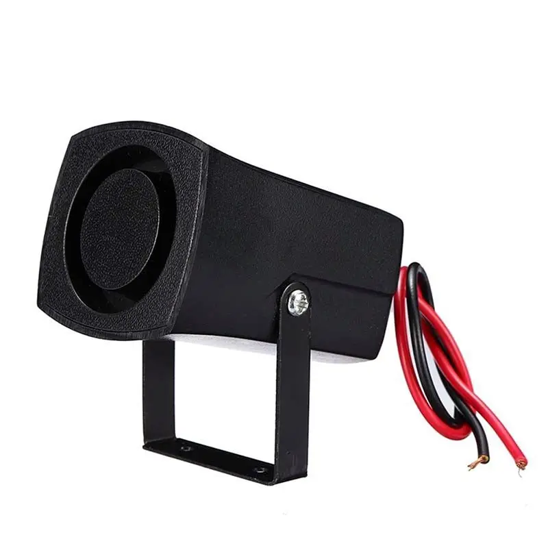 6 Tones Car Police Fire Alarm Horn 12 24V Warning Loud Sound Truck Boat ...