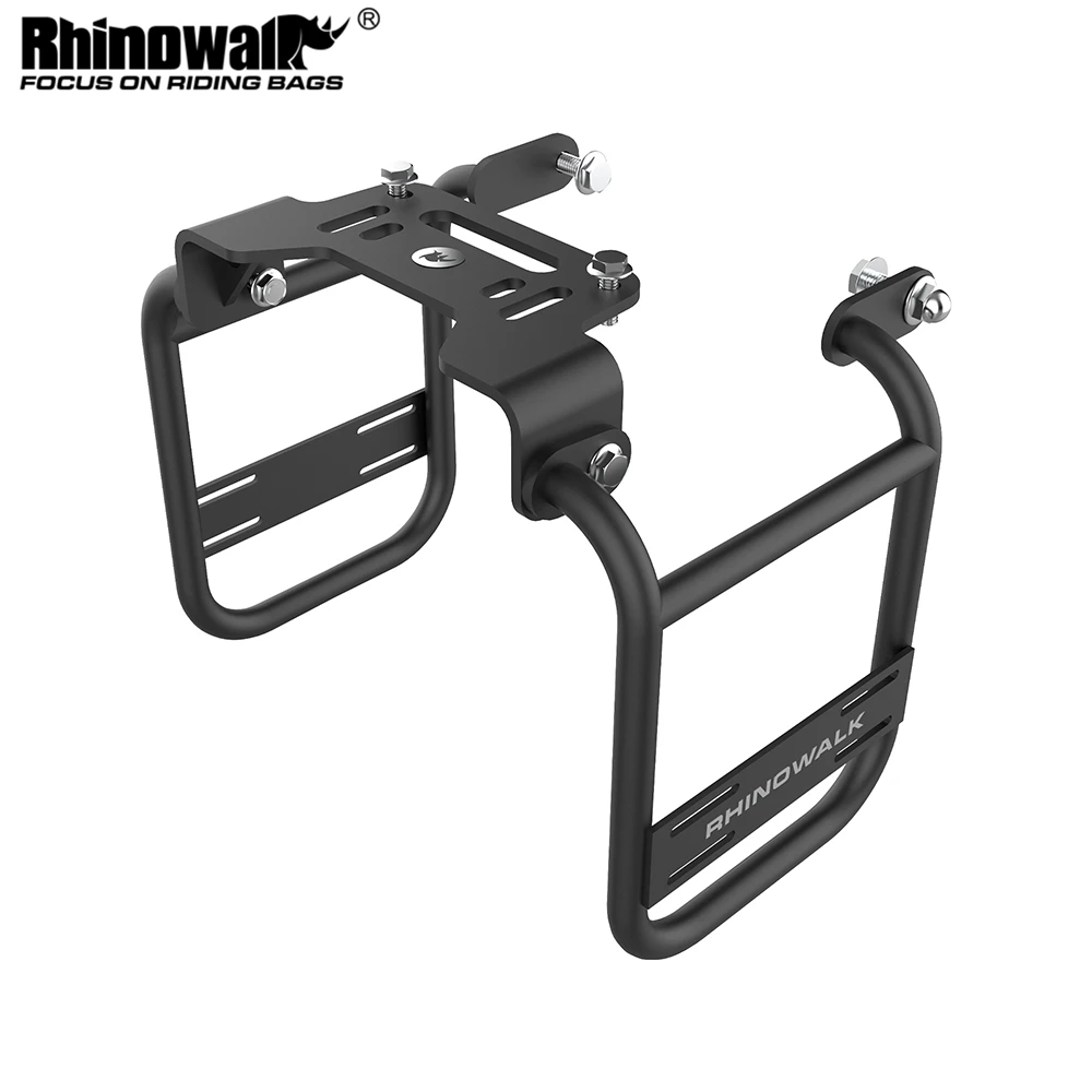 Rhinowalk Motorcycle Rear Rack Motor Side Saddle Bag Mounting Rear Rack ...