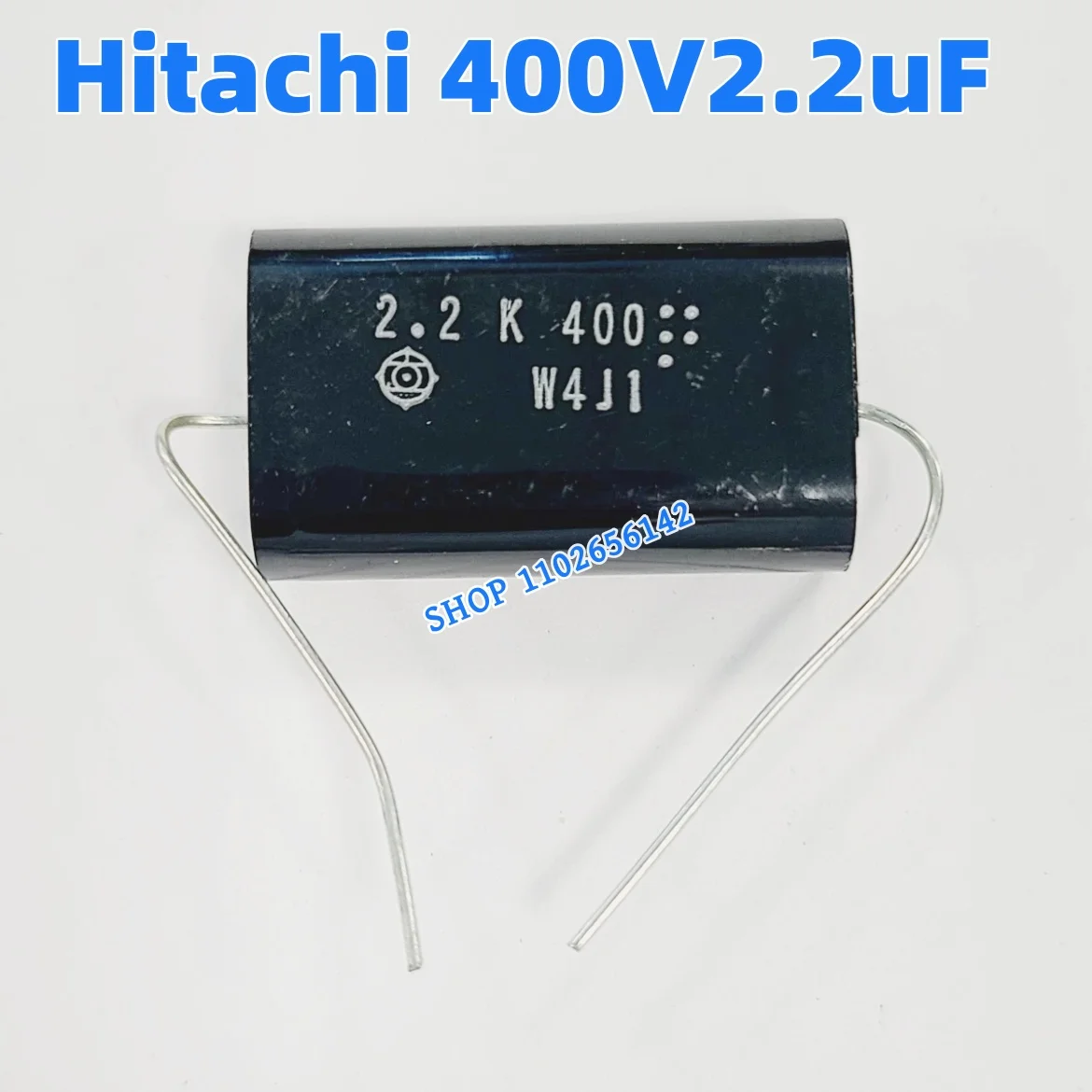 5PCS Hitachi 400V2.2UF 350V Nitsuko Axial non-inductive Film capacitor ...