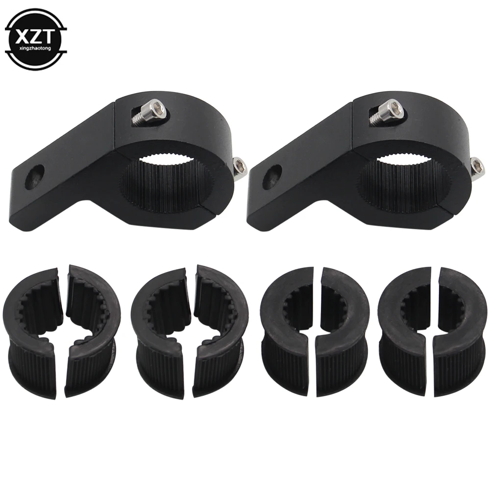 Newest 2pc Motorcycle LED Headlight Clamps Brackets Tube Clamp Mount ...