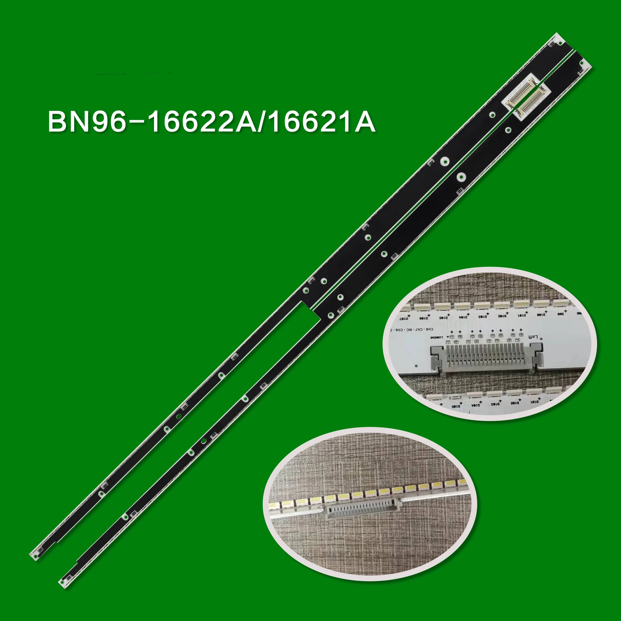 un55d8000 백라이트 삼성 LED 스트립, 2 개, UA55D7000 UA55D8000 UN55D7000 UN55D8000 ...