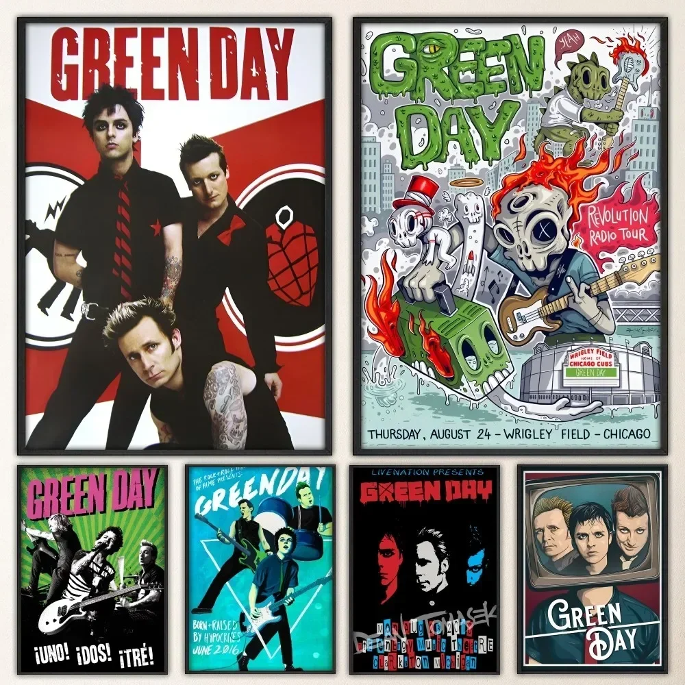 G-Green-D-Day-A-American-I-Idiot-Poster-Fancy-Wall-Sticker-for-Living ...