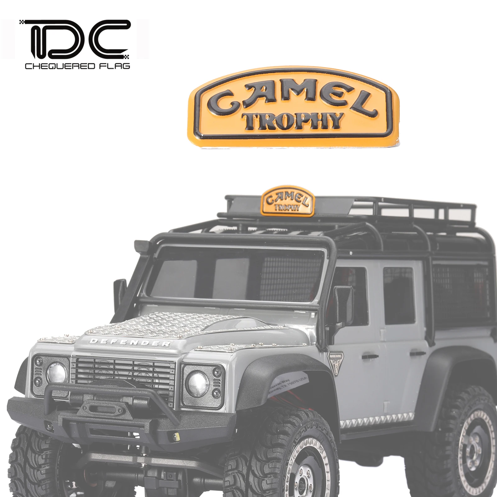 DC-1-18-Metal-Sticker-Camel-Trophy-Badge-For-TRX4M-Defender-D110-D90-RC ...