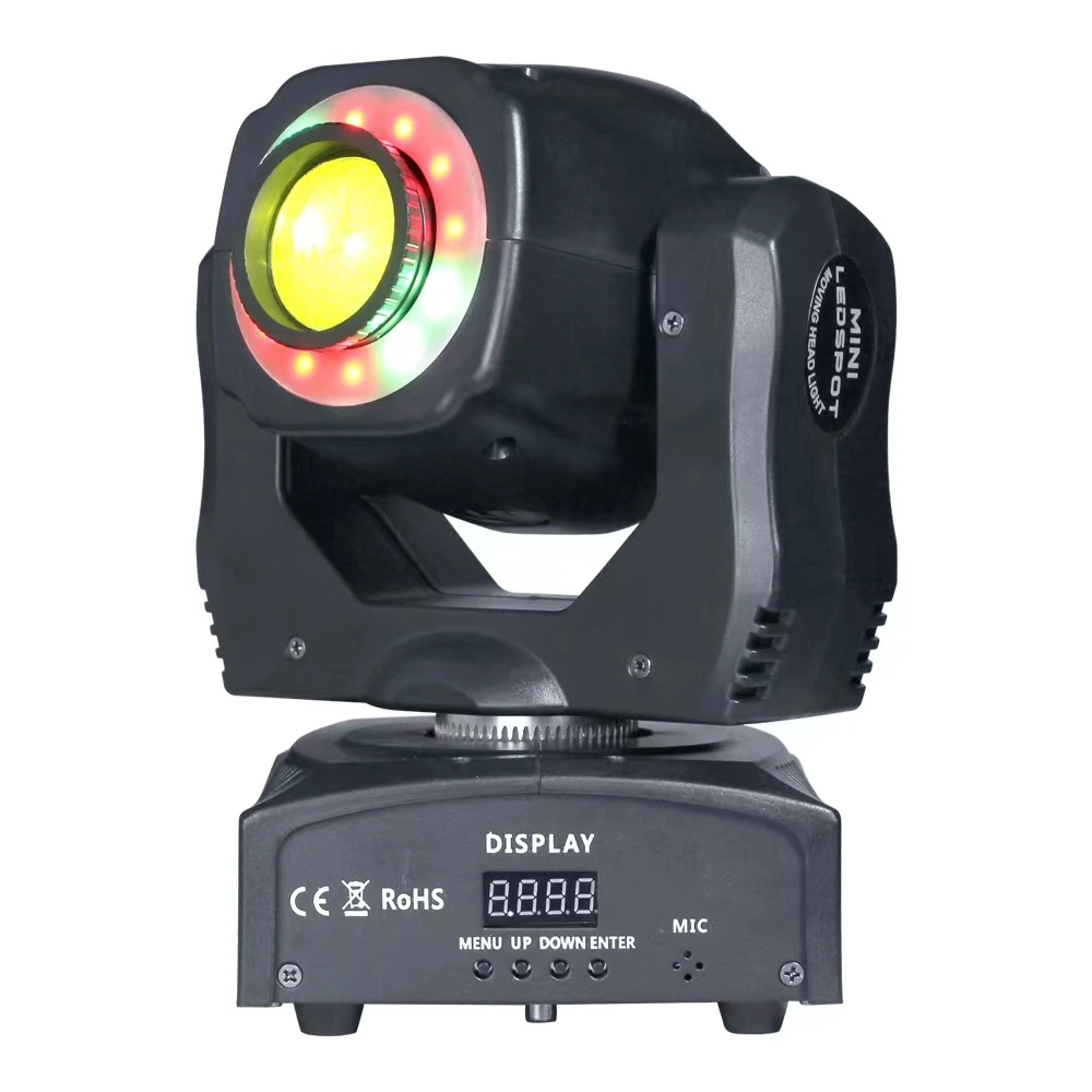 Mini-60W-LED-mobile-headlight-pattern-beam-shaking-head-light-excessive ...