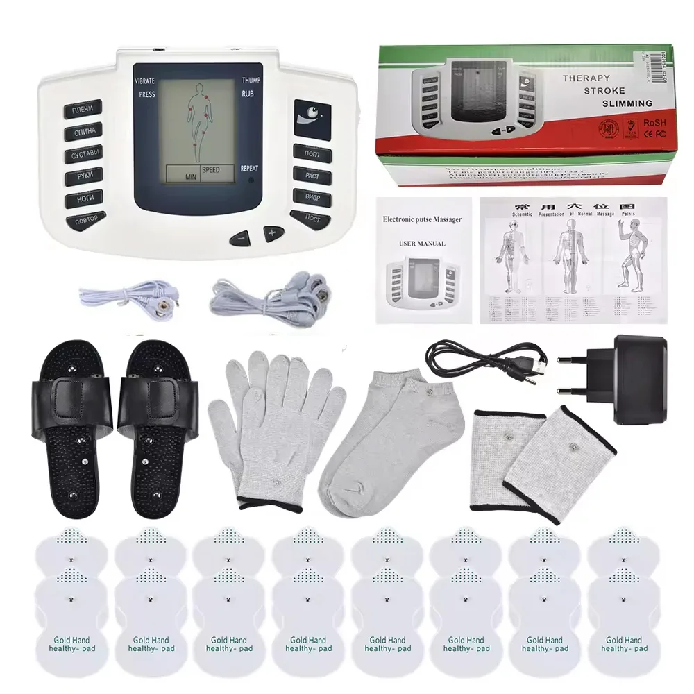 Electrical Tens Pulse Massager Muscle Stimulator Electrostimulator EMS ...