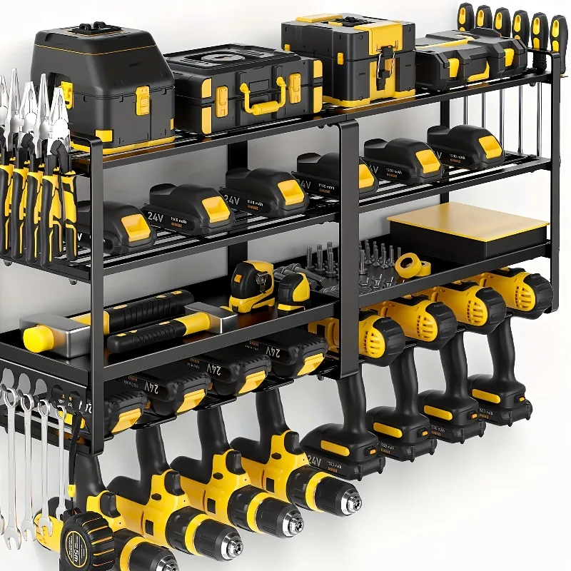 Wholesale Heavy Duty Power Four Layers Metal Tool Shelf Cordless Drill ...