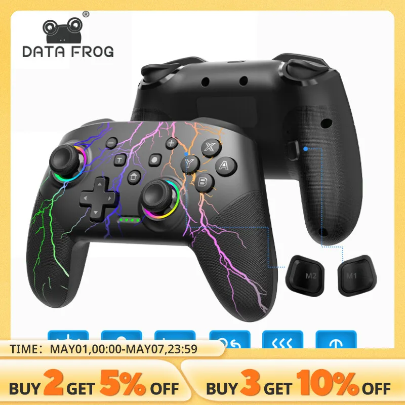 Wireless-Controller-f-r-Nintendo-Switch-Oped-Konsole-Pro-Gamepad-mit ...