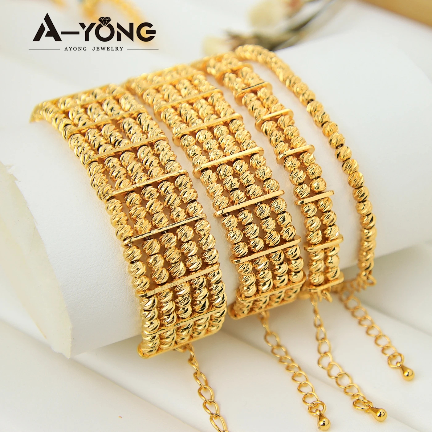 AYONG-Multi-Layer-Gold-Color-Beads-Bracelets-21k-Gold-Plated-Arab ...