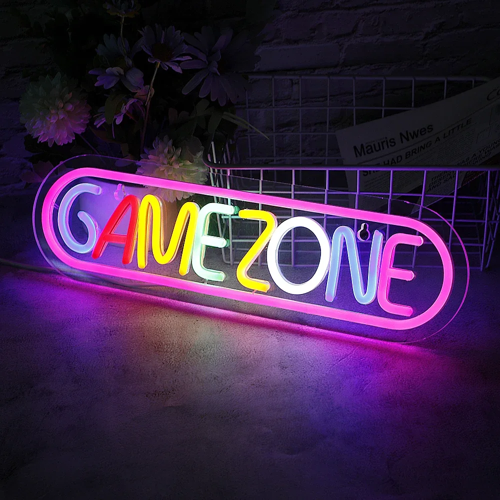 Colorful-Game-Zone-Neon-Sign-Gaming-Led-Neon-Light-Signs-for-Wall-Decor ...