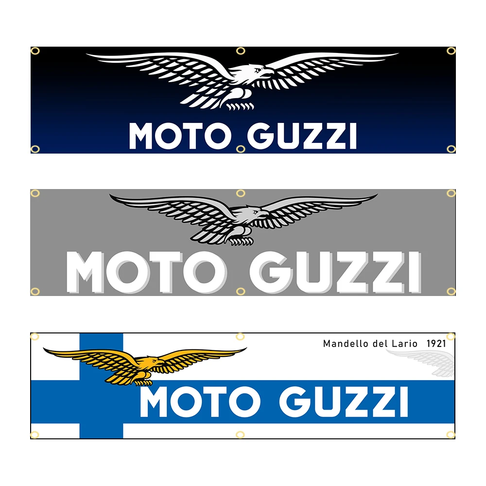 60X240cm Italy Moto Guzzi Motorcycle Banner Flag Polyester Printed ...