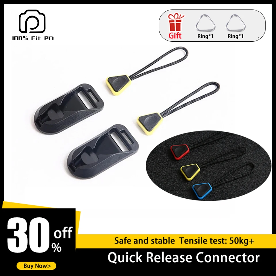 Quick-Release-Camera-Shoulder-Wrist-Strap-Connector-Buckle-Adapter ...