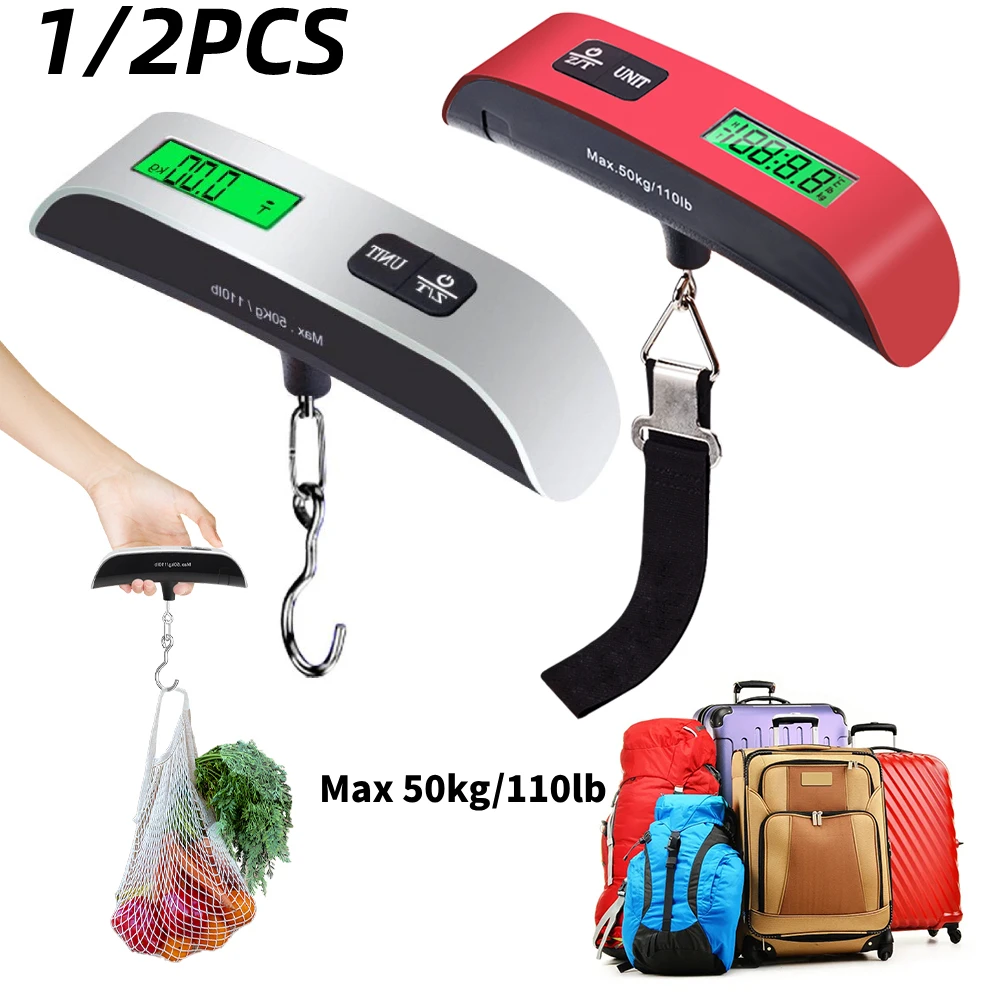 Portable-Digital-Luggage-Weight-Scale-50kg-110lb-LCD-Display-Pocket ...
