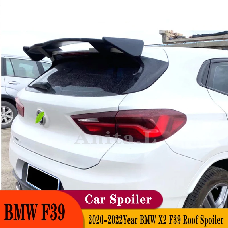 For-BMW-X2-F39-2020-2021-2022-Hatchback-Roof-Spoiler-Carbon-Fiber-Look ...