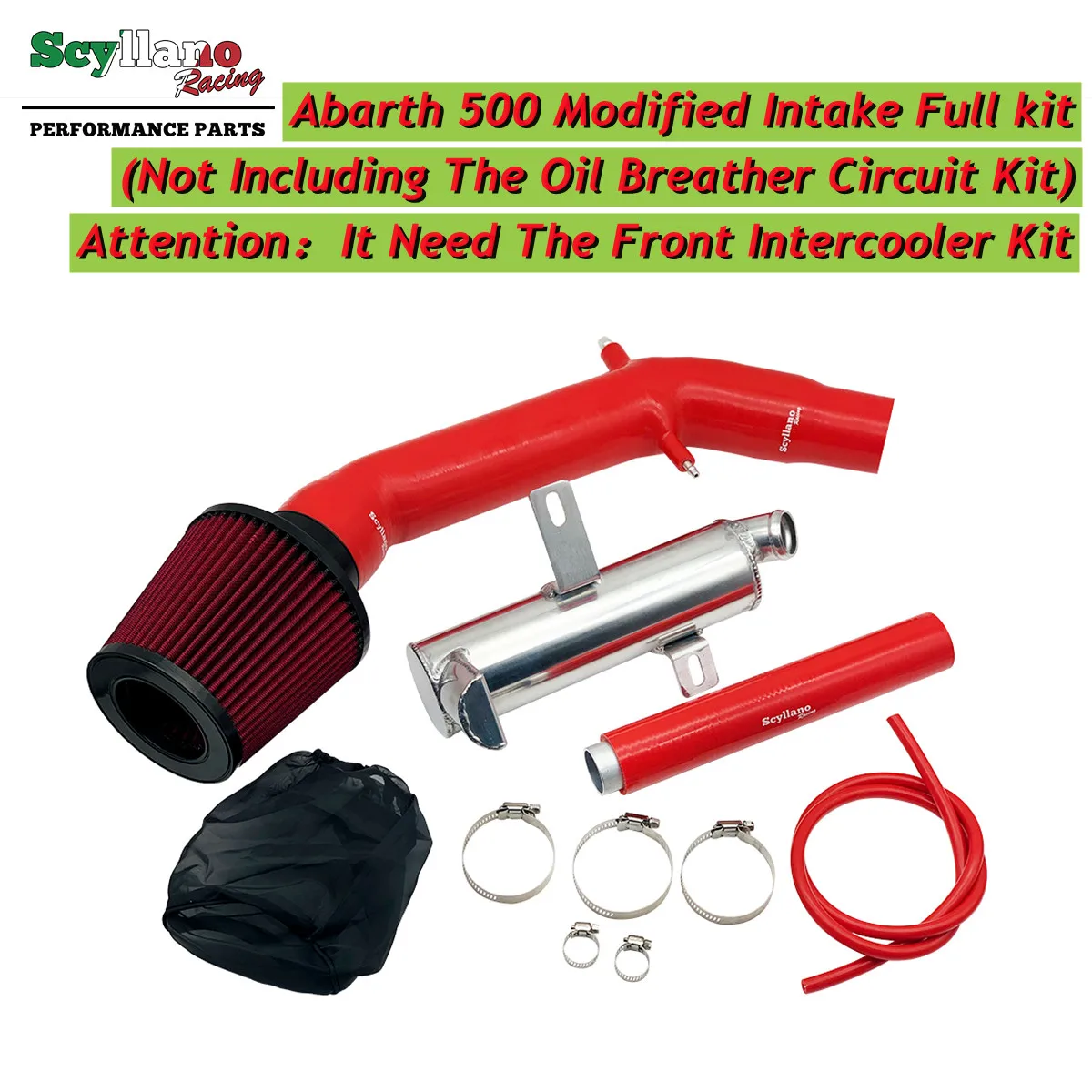 Silicone-Intake-Modified-Kit-For-Abarth-500-595-695-With-Aluminum ...
