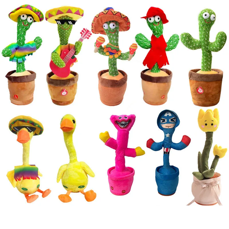 Hot New Dancing Cactus Enchanting Flowers Learn Wacky Talk Sing Dance ...