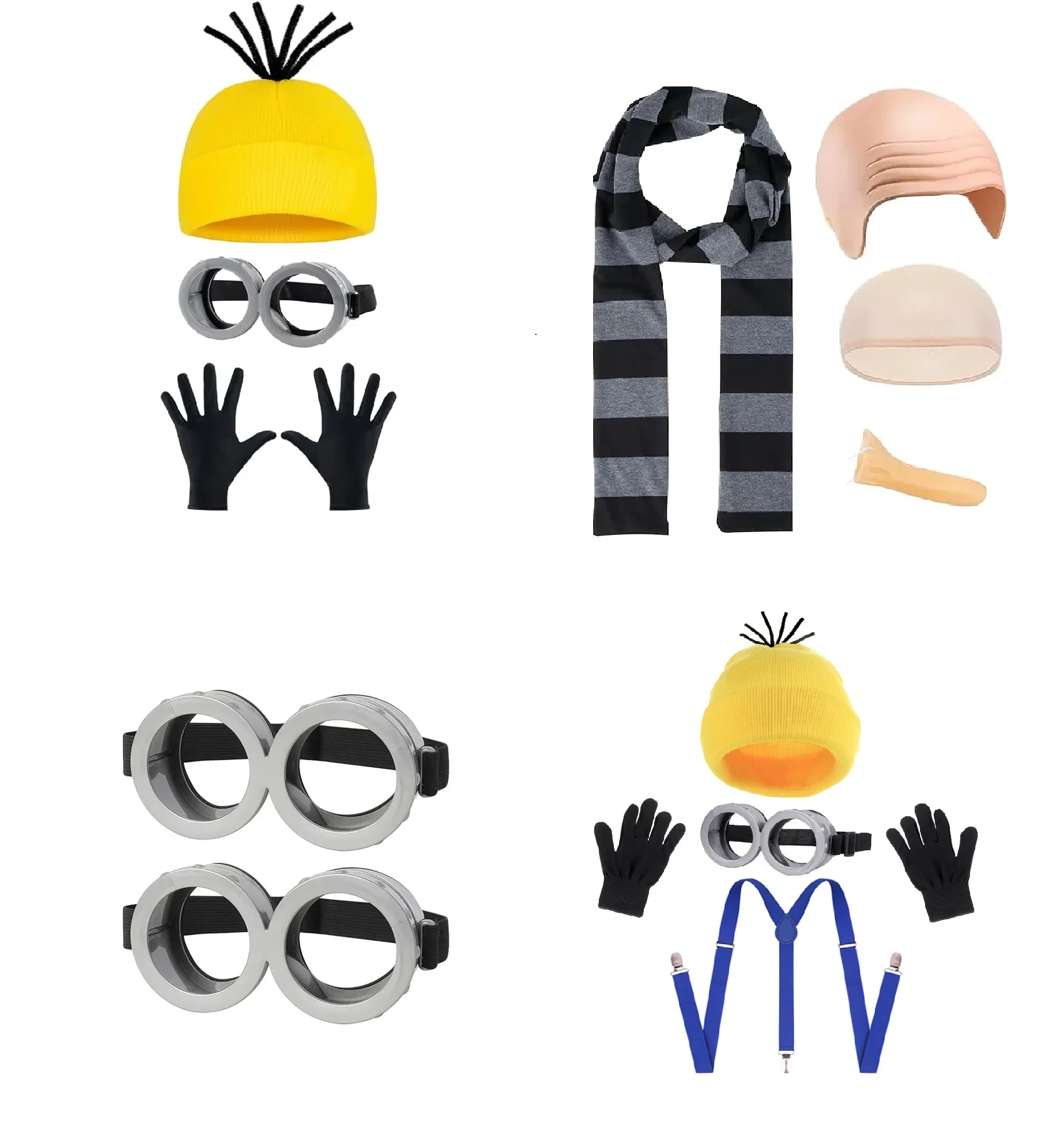 Halloween Party Minion Costumes Little Yellow Man Cosplay Movie Cartoon ...