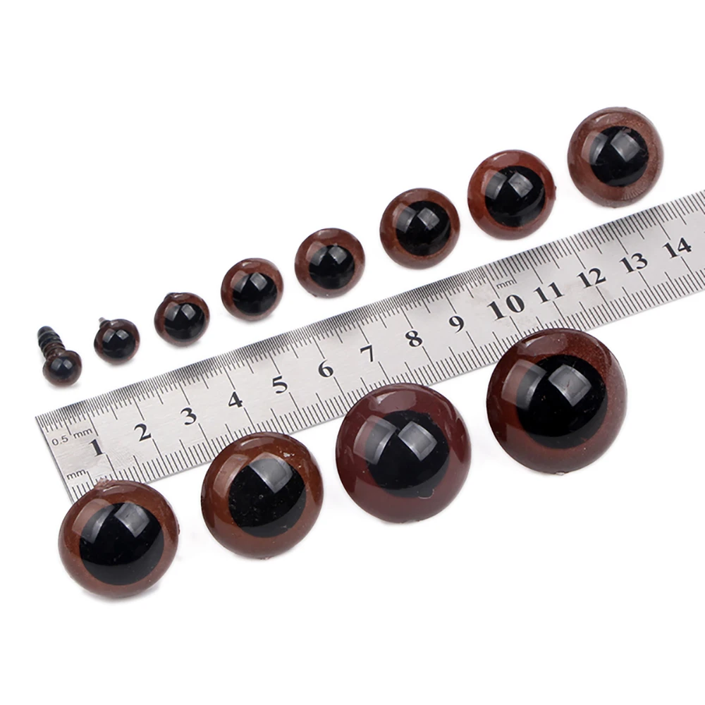 10/20pcs Plastic Safety Eyes For Toys 8/10/12/16/20/24/28/30mm Diy ...