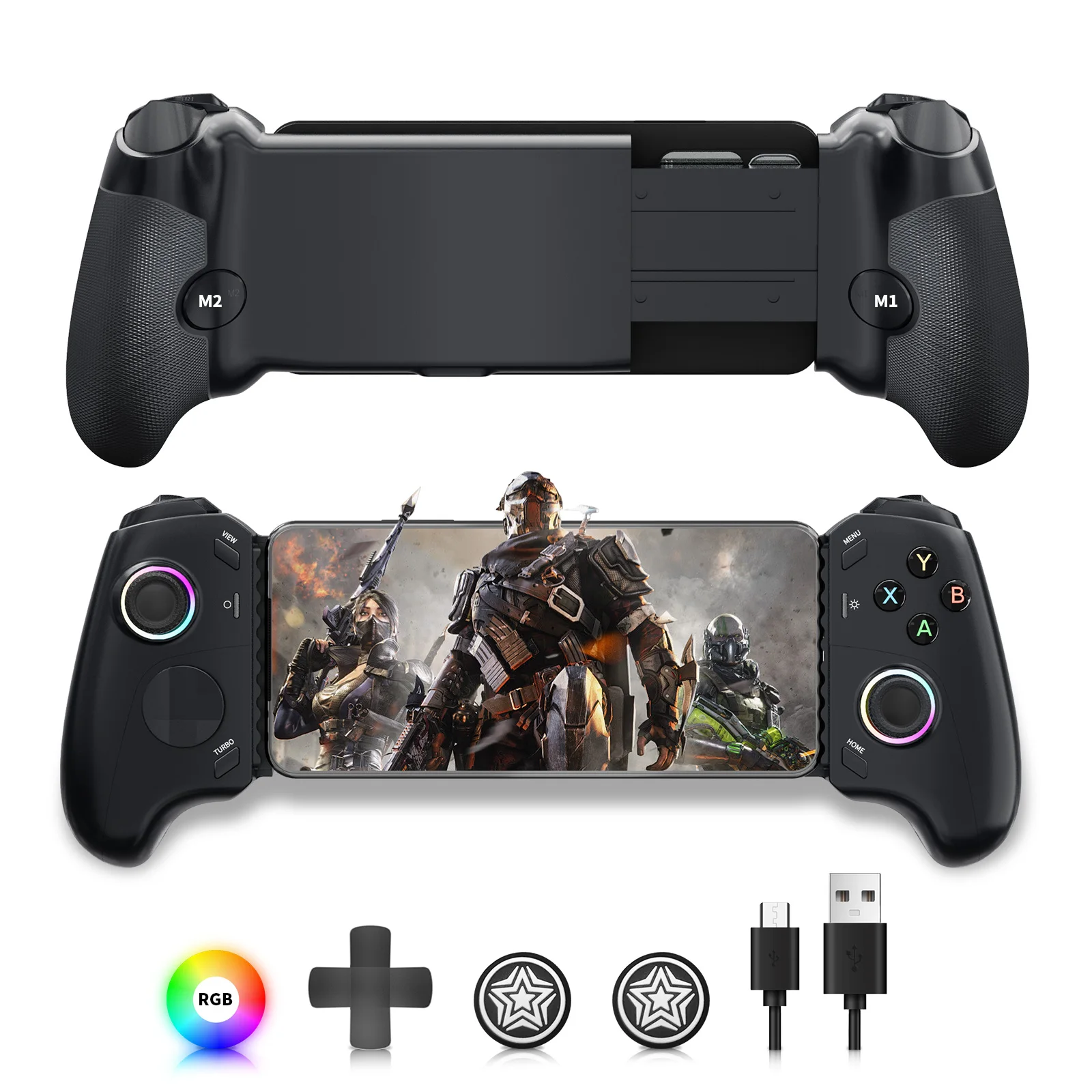 AceGamer Mobile Gaming Controller Type-C for iPhone 15 Series/Android ...