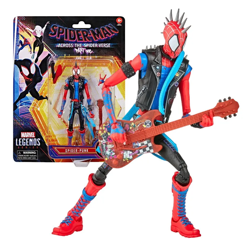 Figura de acción de Spider-Punk de Hobie Brown de Marvel Legends Spider-Man: Across the Spider ...