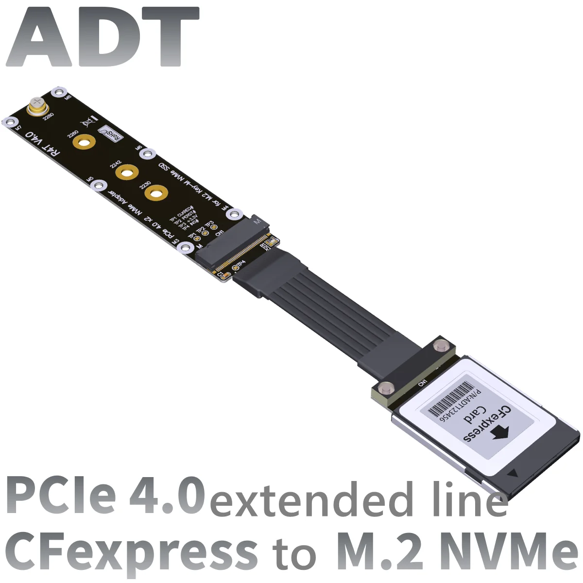 CFexpress to M.2 NVMe extension line for Nikon Sony Canon Panasonic ...