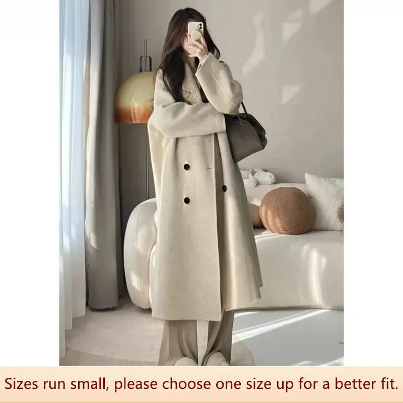 Winter-Thickened-Woolen-Coat-Women-s-Medium-length-Loose-fit-Jacket ...