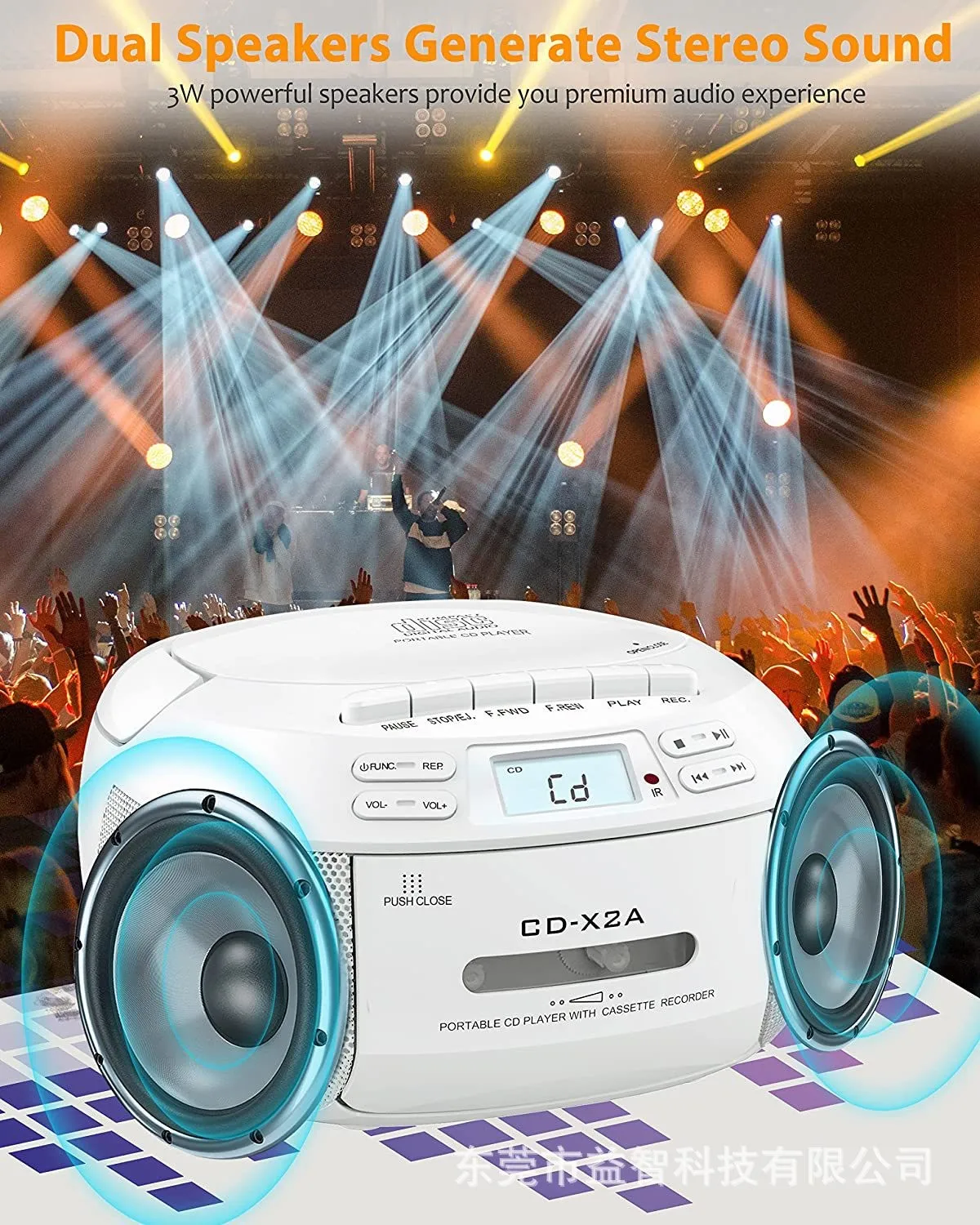 Cassette And Cd Player Combo