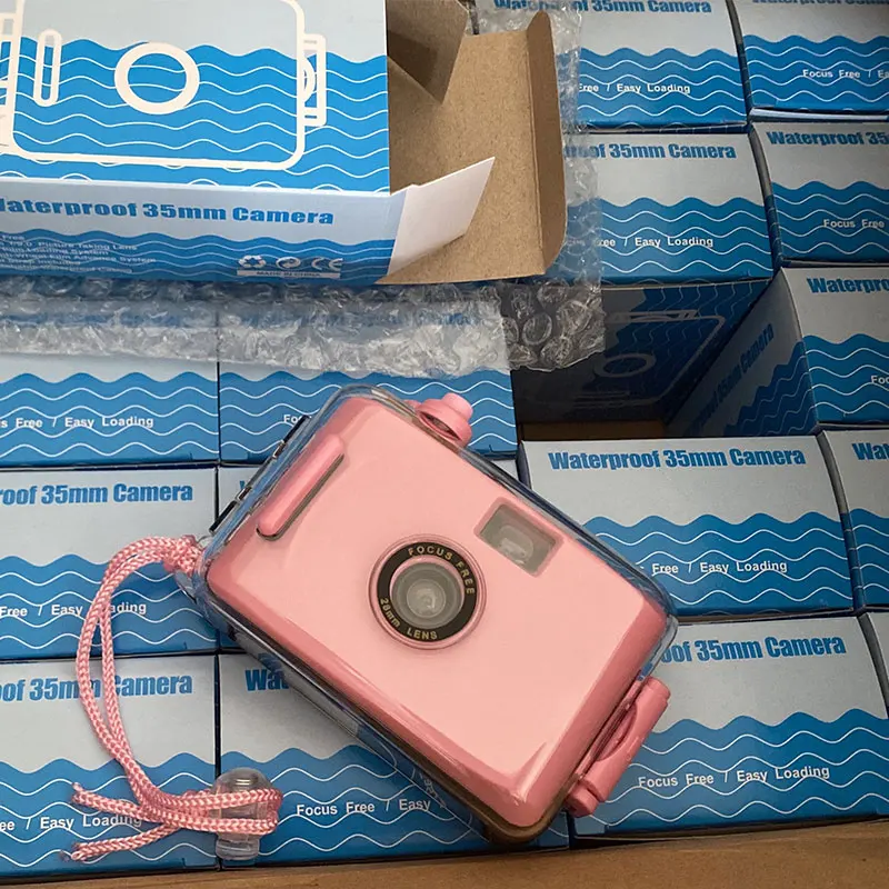 Pink-Non-Single-Use-Camara-35mm-Reusable-Waterproof-Vintage-Retro-Lomo ...