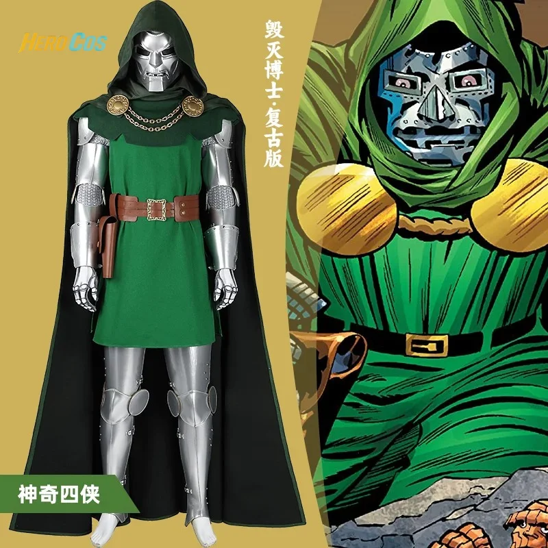 Fantastic Four Doctor Doom Victor Von Doom Cosplay Costume Full Set ...