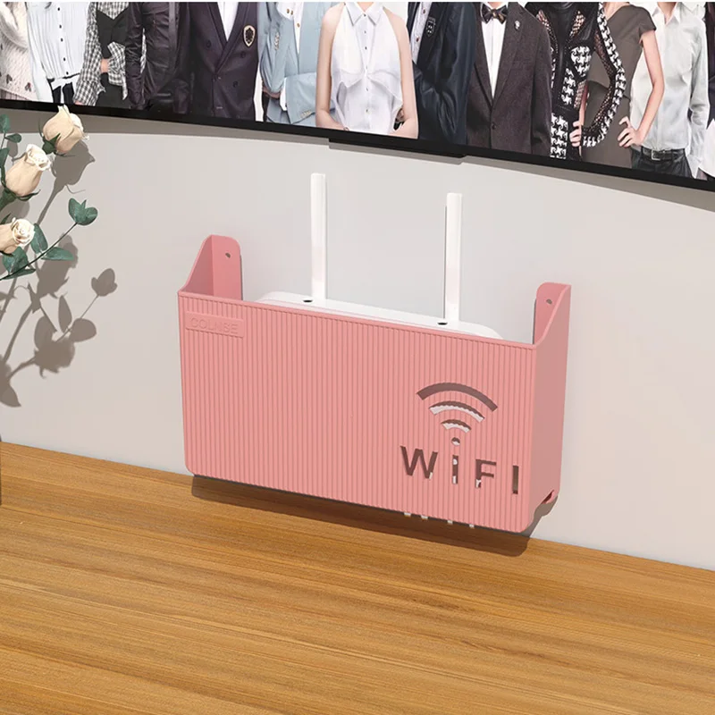 1PCWall-Mount-Wireless-Wifi-Router-Storage-Wall-Box-ABS-Plastic-Storage ...