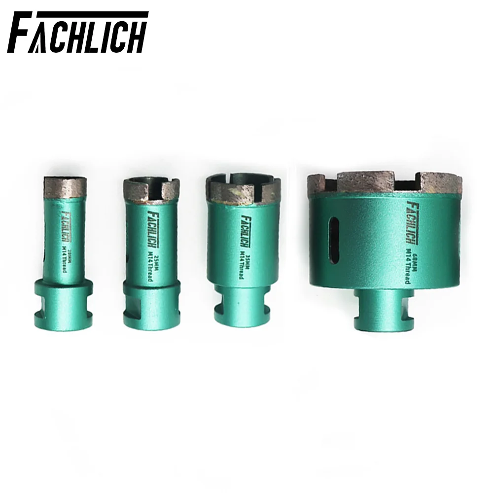 FACHLICH-Diamond-Drill-Bits-Core-Bits-Dia20-25-35-68mm-M14-Thread-Hole ...