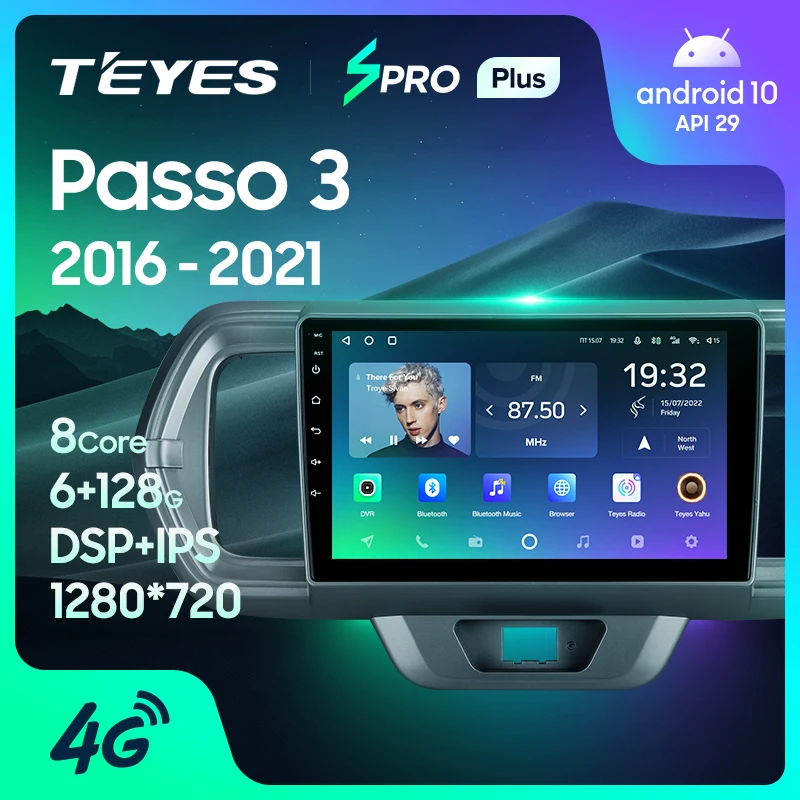 TEYES-SPRO-Plus-For-Toyota-Passo-III-3-2016-2021-Right-hand-drive-Car ...