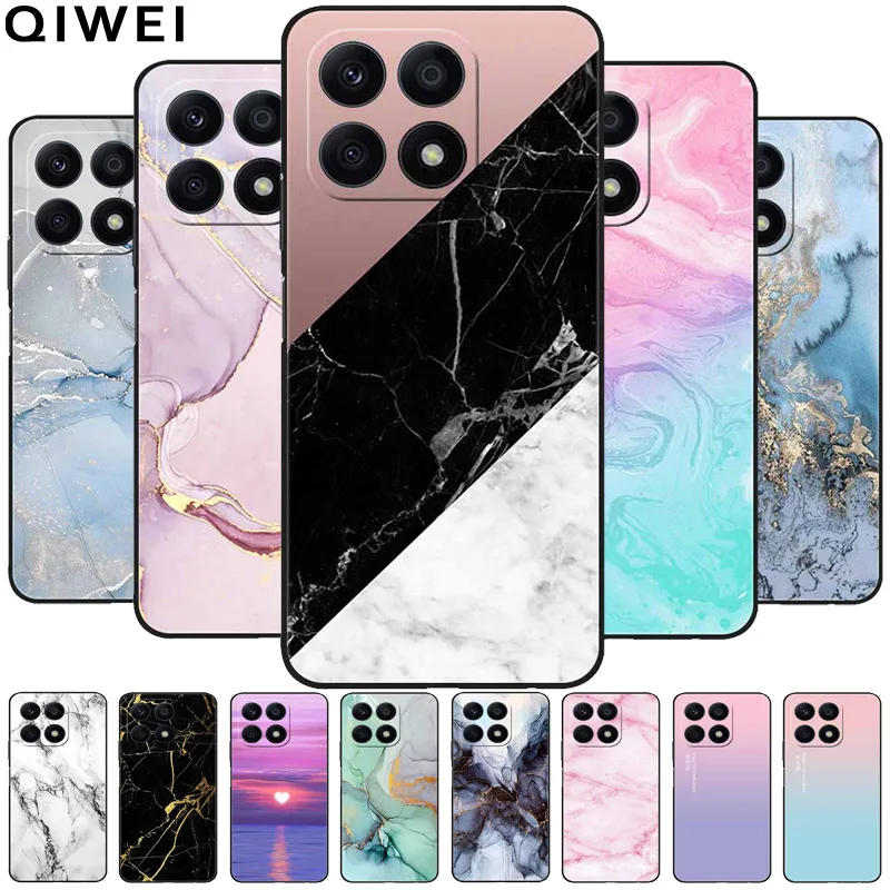 For Honor Play 9A Case GFY-LX3 Soft TPU Marble Phone Back Cover for ...