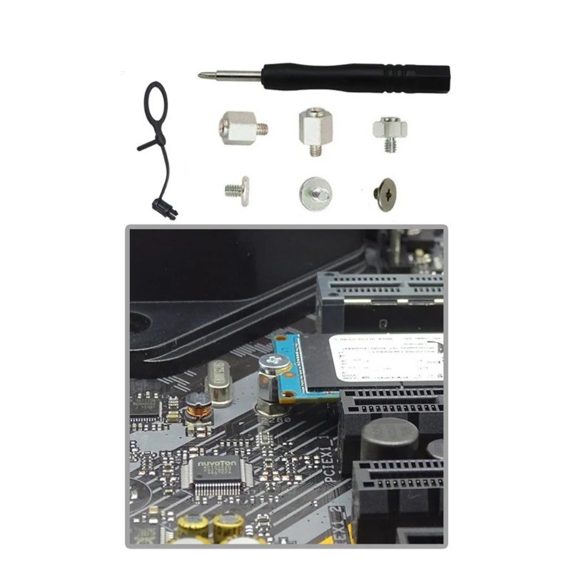 PCIe-NVMe-for-2-Standoffs-Mounting-Screws-Screwdriver-Kit-for ...
