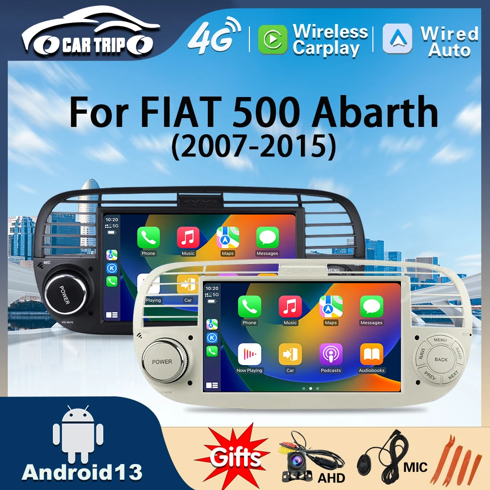 Android-Car-Multimedia-For-Fiat-500-2007-2015-Radio-Video-Player-Stereo ...