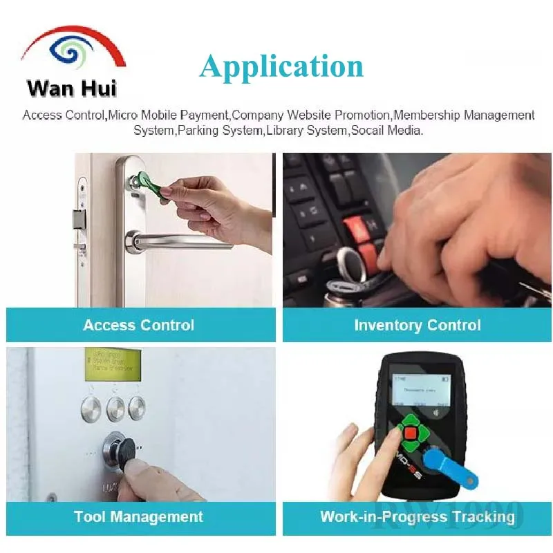 5Db Rw1990 Rfid Key Rw1990-F5 Ibutton Tm Touch Memory Card Tag Átírható ...