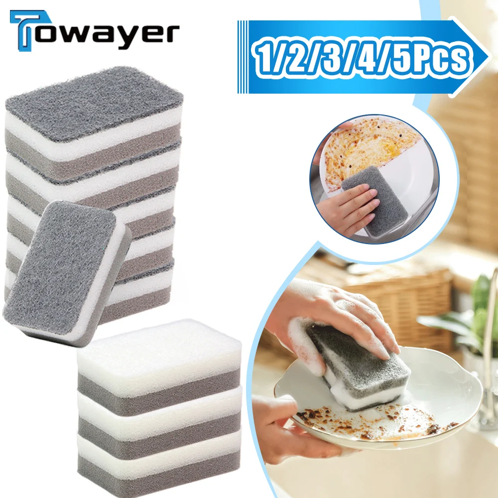 Double-sided Dishwashing Cleaning Spong Mop Kitchen Decontamination ...